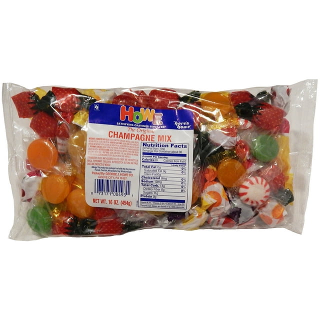 Howe Champagne Mix, Hard Candy 16 oz Bag - Walmart.com