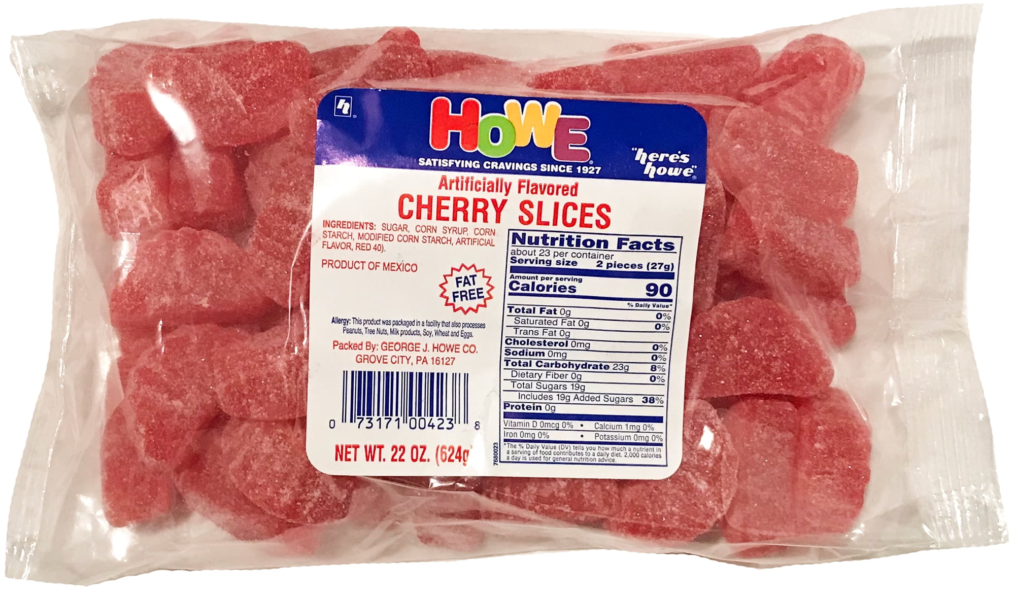 Howe Cherry Slices, Chewy Candy 22 oz Bag - Walmart.com