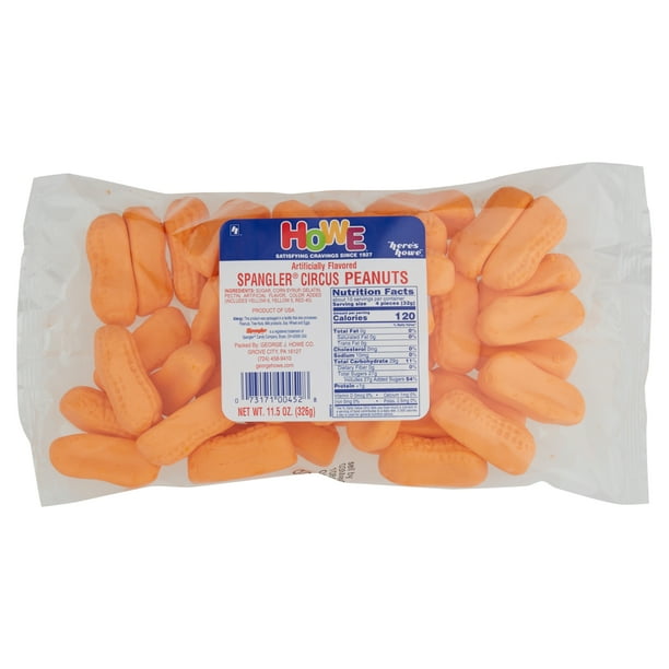 Howe Circus Peanuts Chewy Candy, 11.5 oz, Bag - Walmart Business Supplies