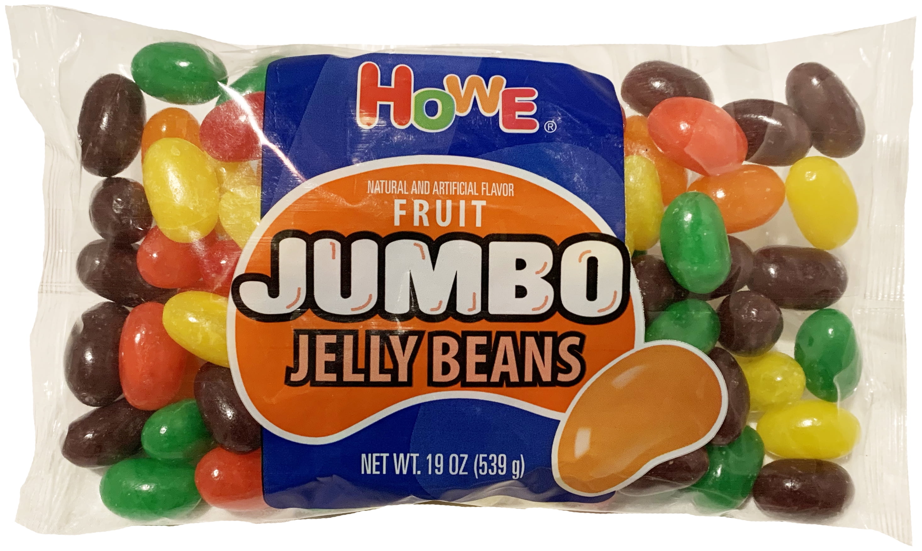 Howe Fruit Jumbo Jelly Beans, Jelly Beans 19 oz Bag - Walmart.com