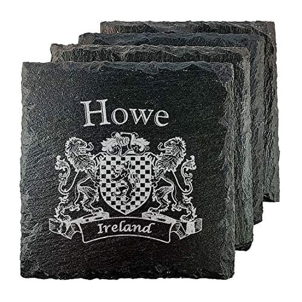 Howe Irish Coat of Arms Slate Coasters - Set of 4 - Walmart.com
