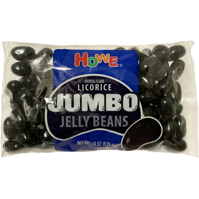 Howe Licorice Jumbo Jelly Beans, Jelly Beans 19 oz Bag - Walmart.com
