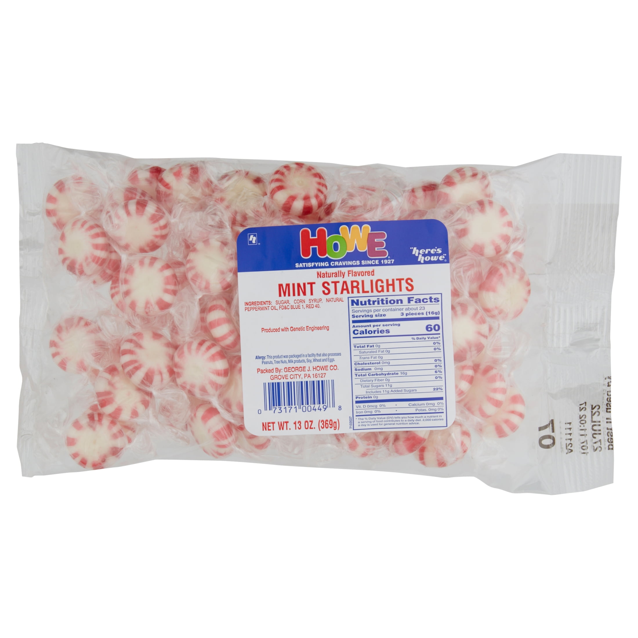 Howe Mint Starlights Mint Candy, 13 oz, Bag - Walmart.com