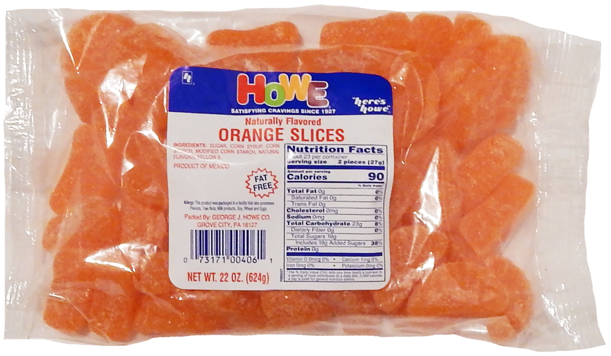 Howe Orange Slices, Chewy Candy 22 oz bag - Walmart.com