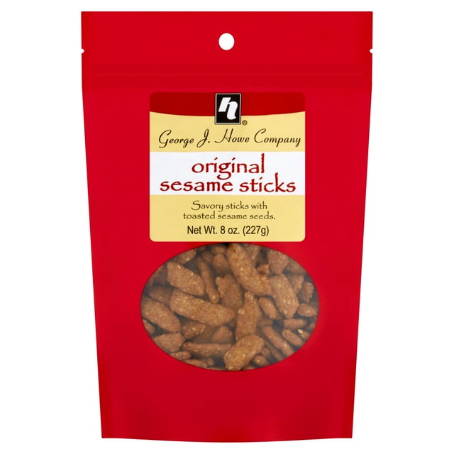 Howe Original Sesame Sticks Snack Crackers, 8 oz, Bag - Walmart.com