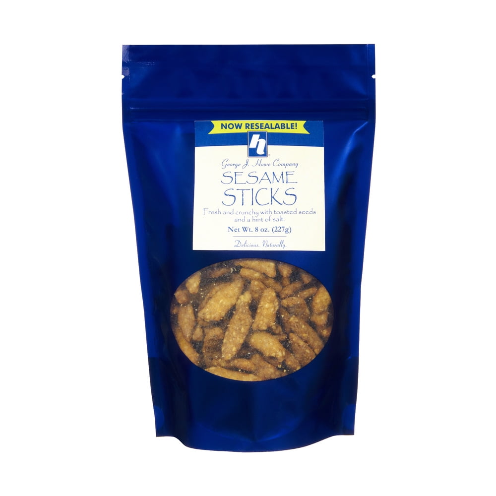 Howe Original Sesame Sticks Snack Crackers, 8 oz, Bag - Walmart.com