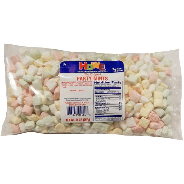 Howe Party Mints, Mint Candy 14 oz Bag - Walmart.com