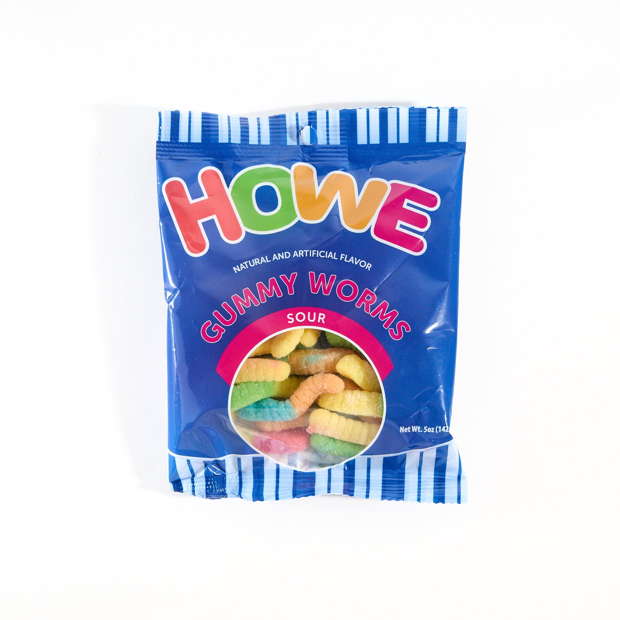 Howe Sour Gummy Worms Chewy Candy, 5 oz, Bag - Walmart.com