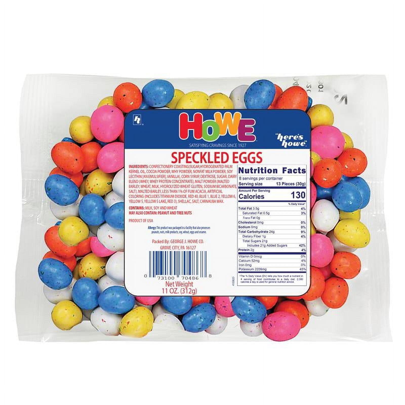Howe Speckled Eggs Chocolate Candy, 8 oz, Bag - Walmart.com