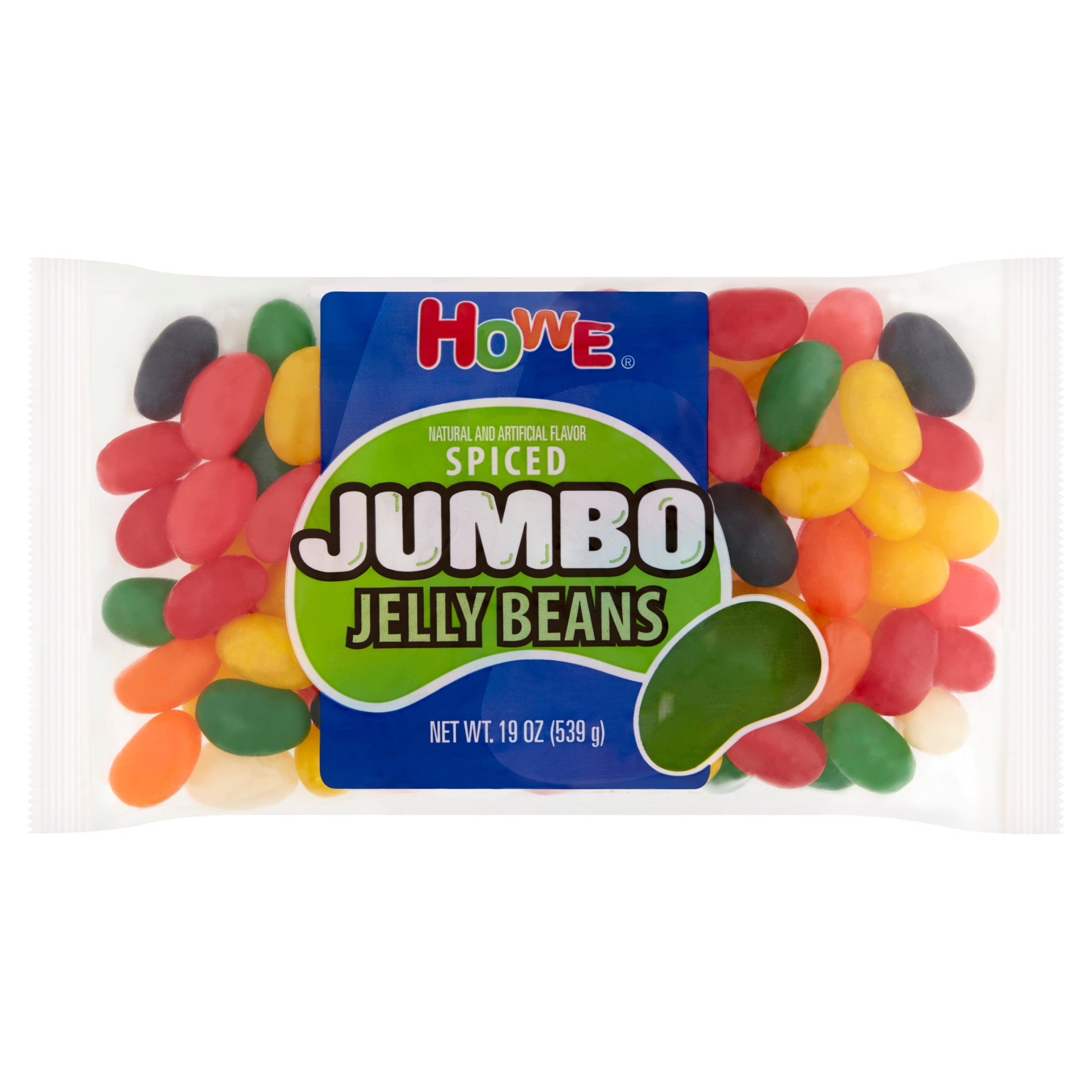 Howe Spiced Jumbo Jelly Beans 19 oz Bag with Multiple Spice Flavors ...