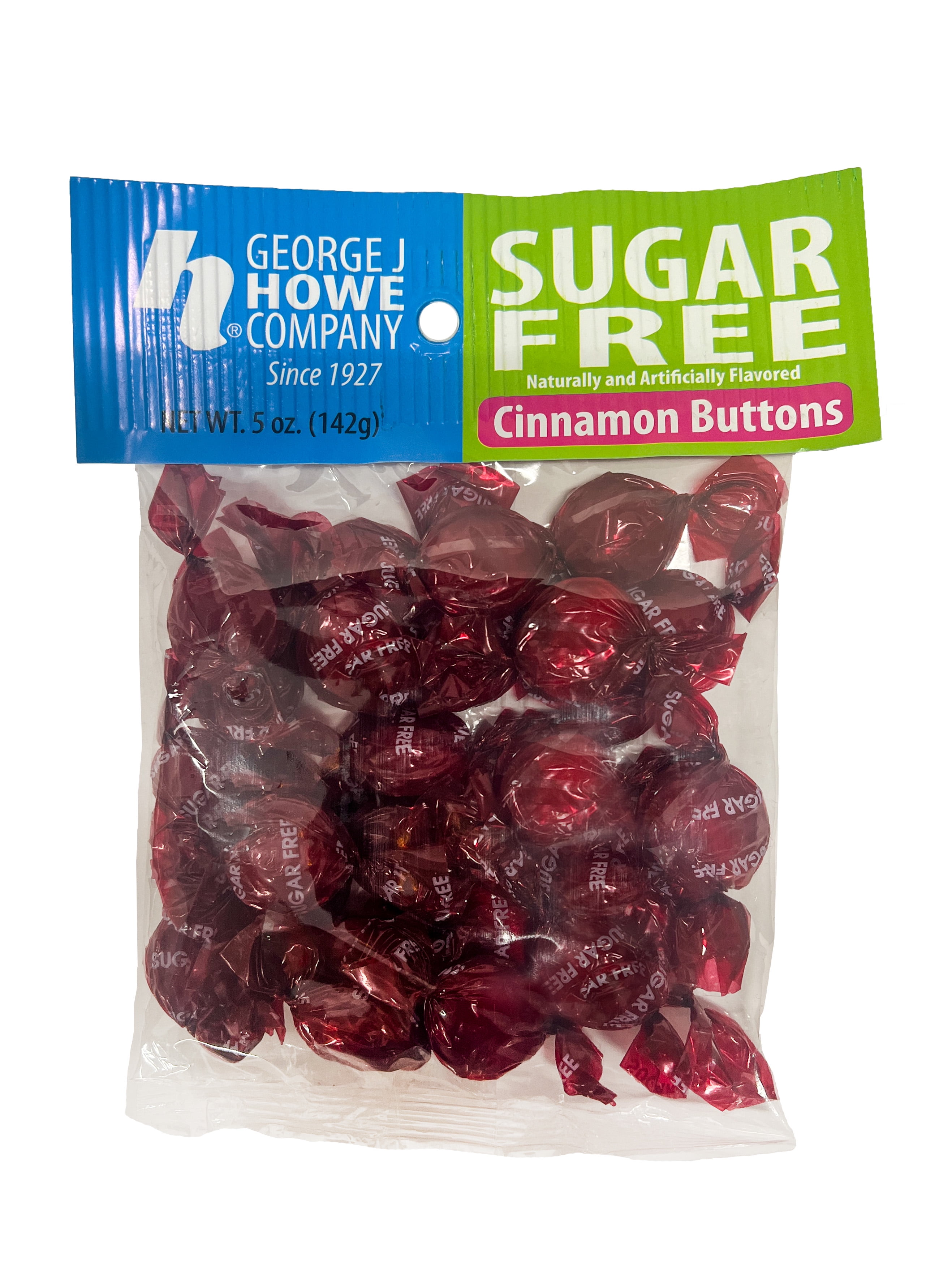 Howe Sugar Free Cinnamon Buttons Hard Candy, 5 oz, Bag - Walmart.com