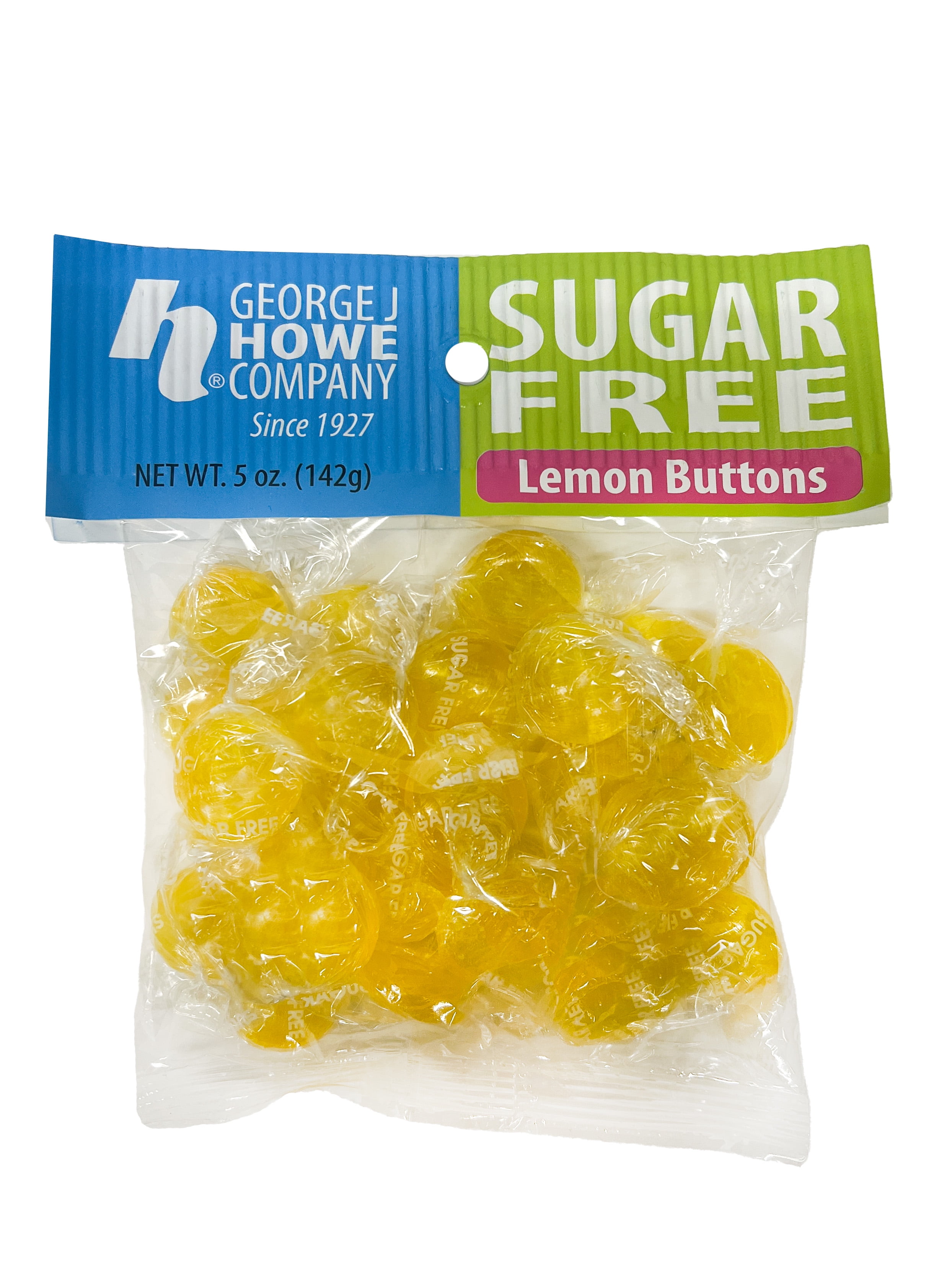 Howe Lemon Buttons Hard Candy 5 oz Bag, Citrusy Sour Treats - Walmart.com