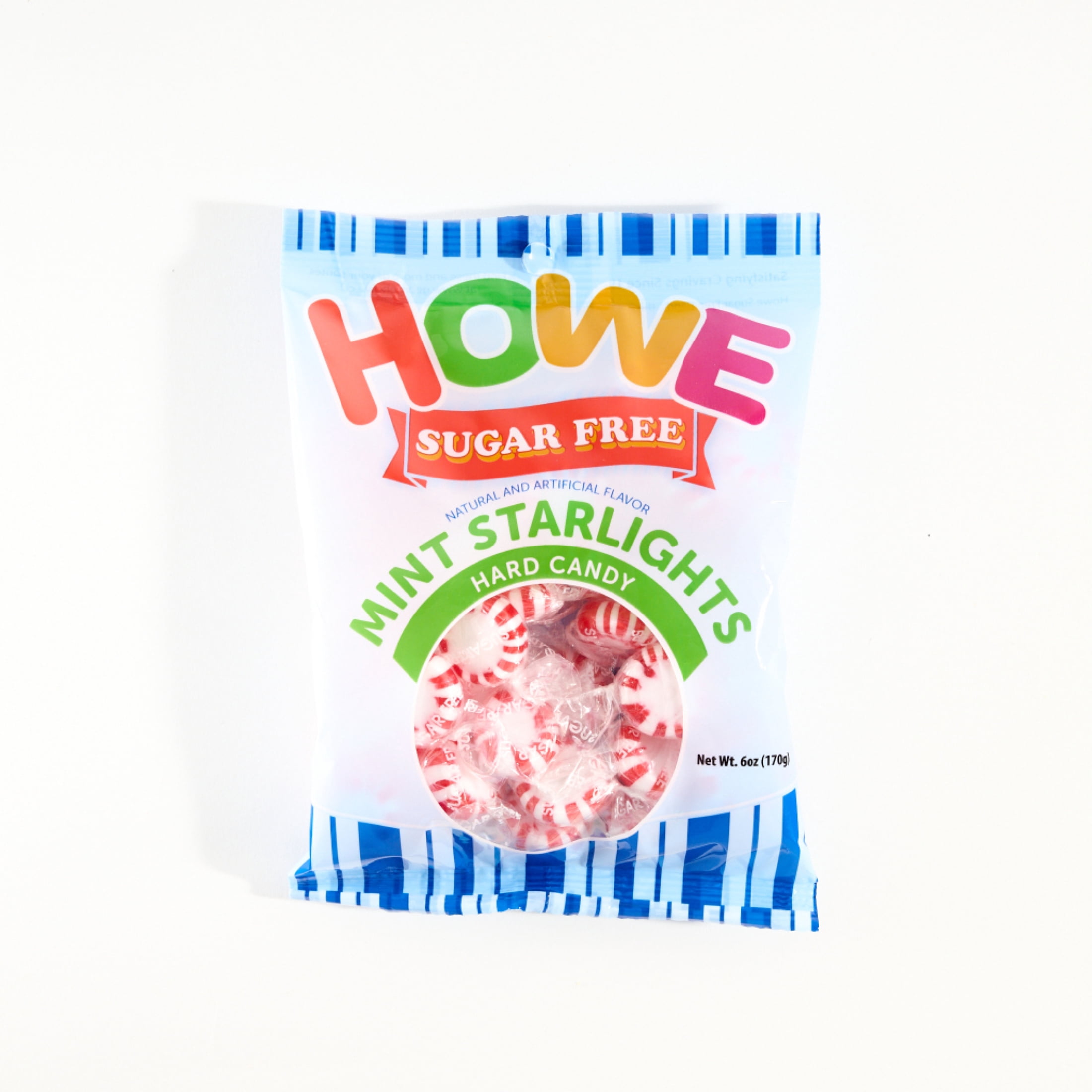 Howe Mint Starlights Candy, 6 oz Bag, Refreshing Peppermint Breath ...