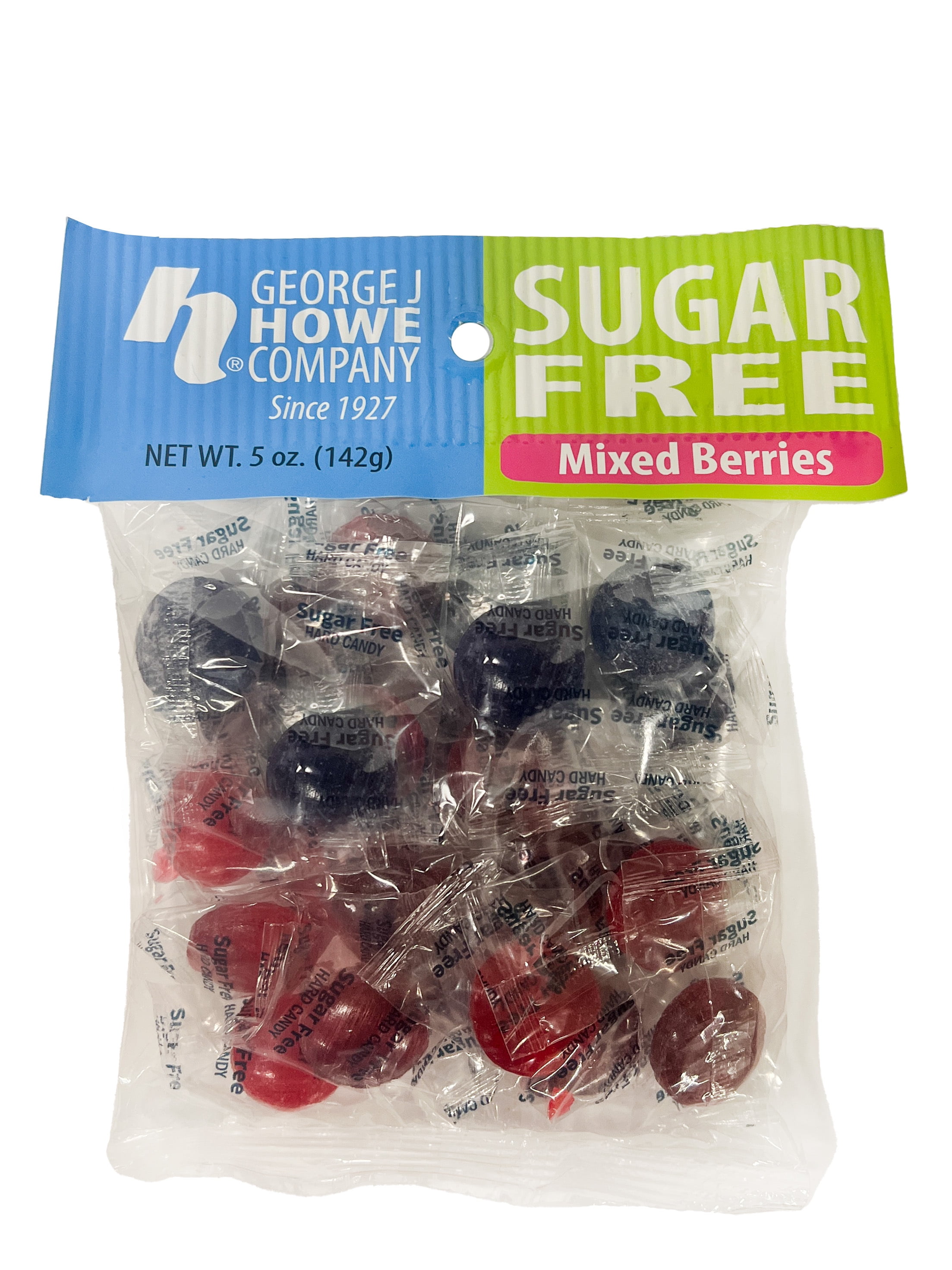 Howe Sugar Free Mixed Berries Hard Candy, 5 oz, Bag - Walmart.com