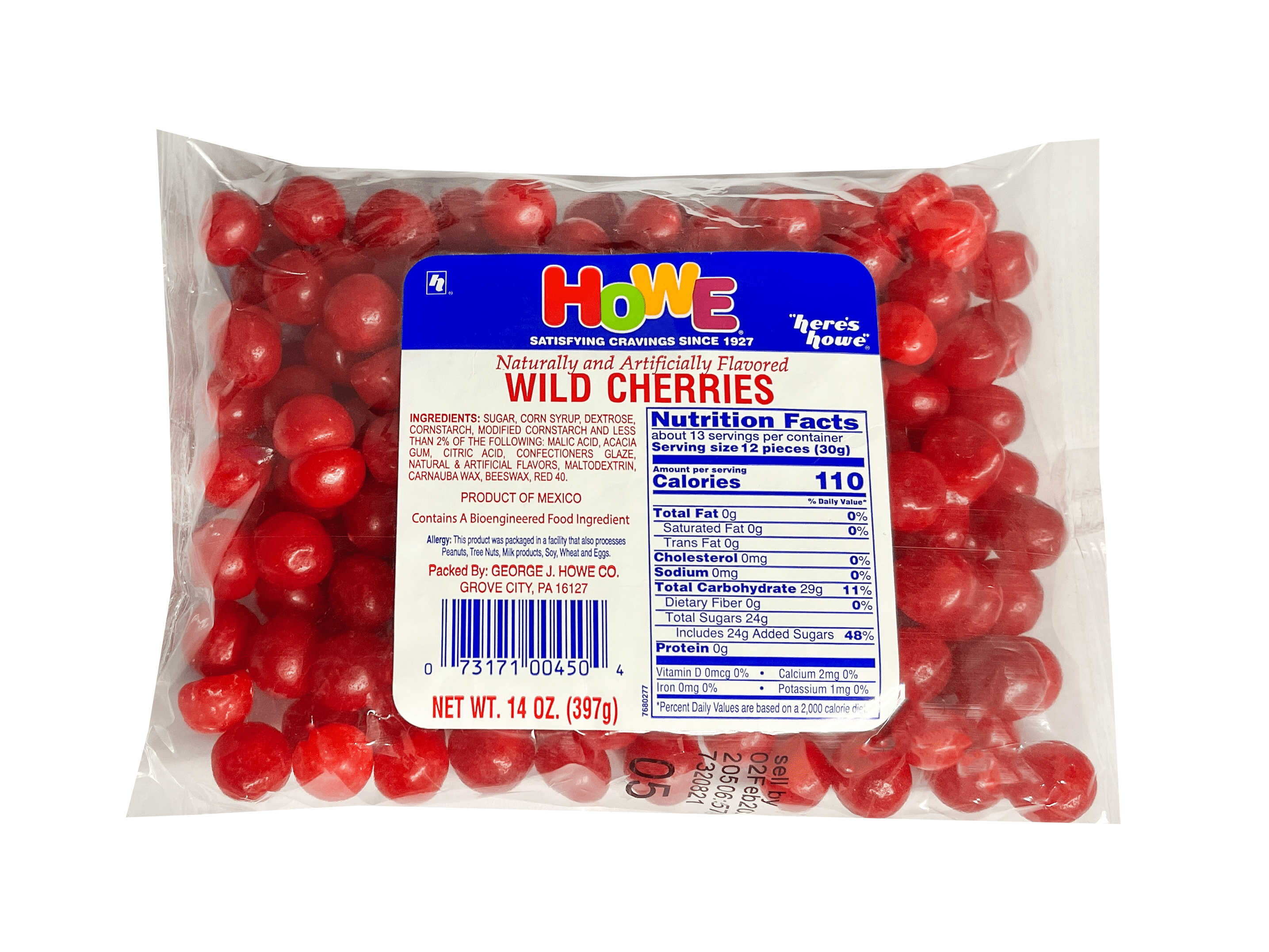 Howe Wild Cherries Soft Flavored Chewy Candy, 16 oz Bag - Walmart.com