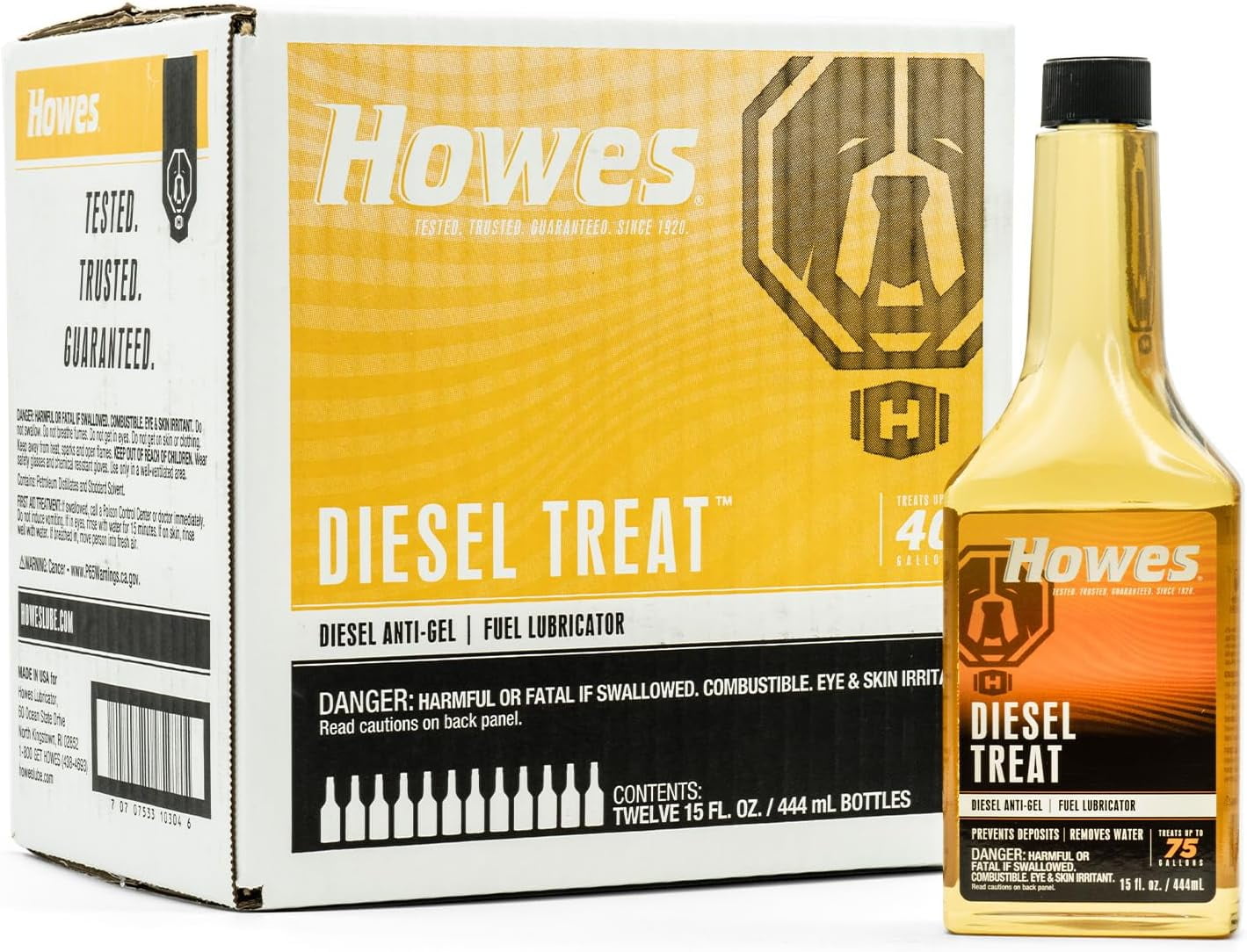 Howes Diesel Treat 15-Ounce Anti-Gel and Diesel Fuel Lubricator ...