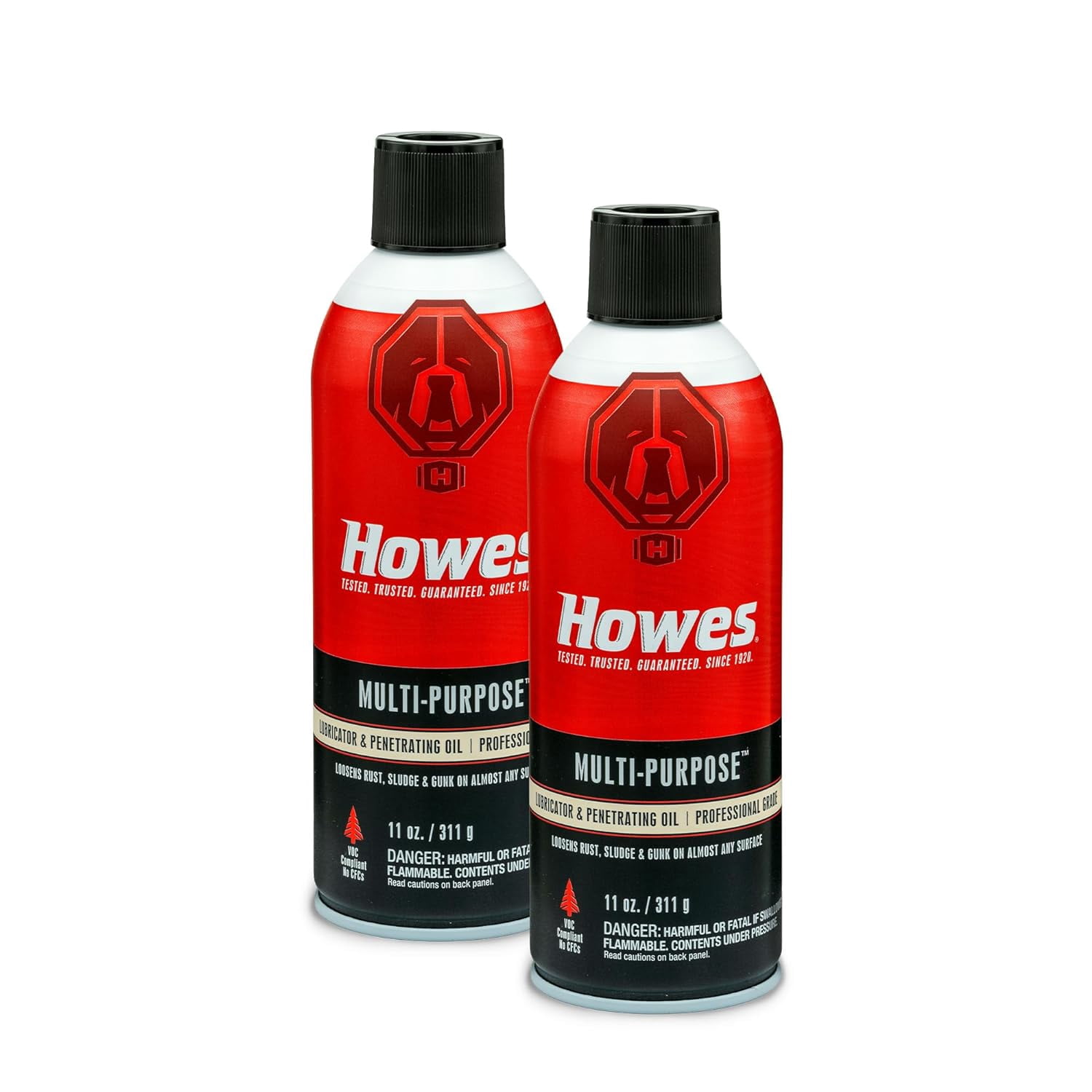 Howes Multi-Purpose Lubricator & Penetrating Oil, 11oz (Two 11-Ounce ...