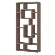 Coaster Company Interlocking 8 Shelf Wood White Bookcase for Home ...