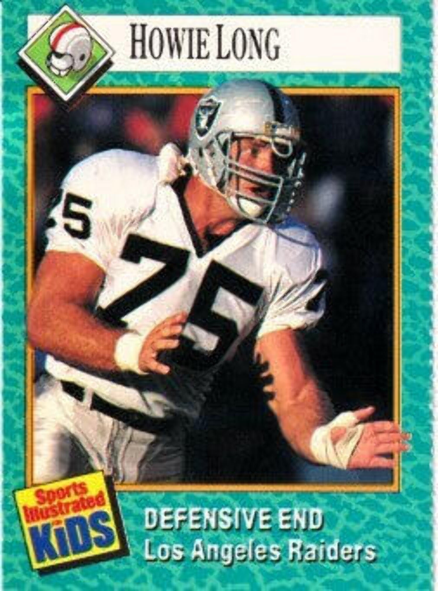 Howie Long Raiders 1989 Sports Illustrated for Kids card - Walmart.com