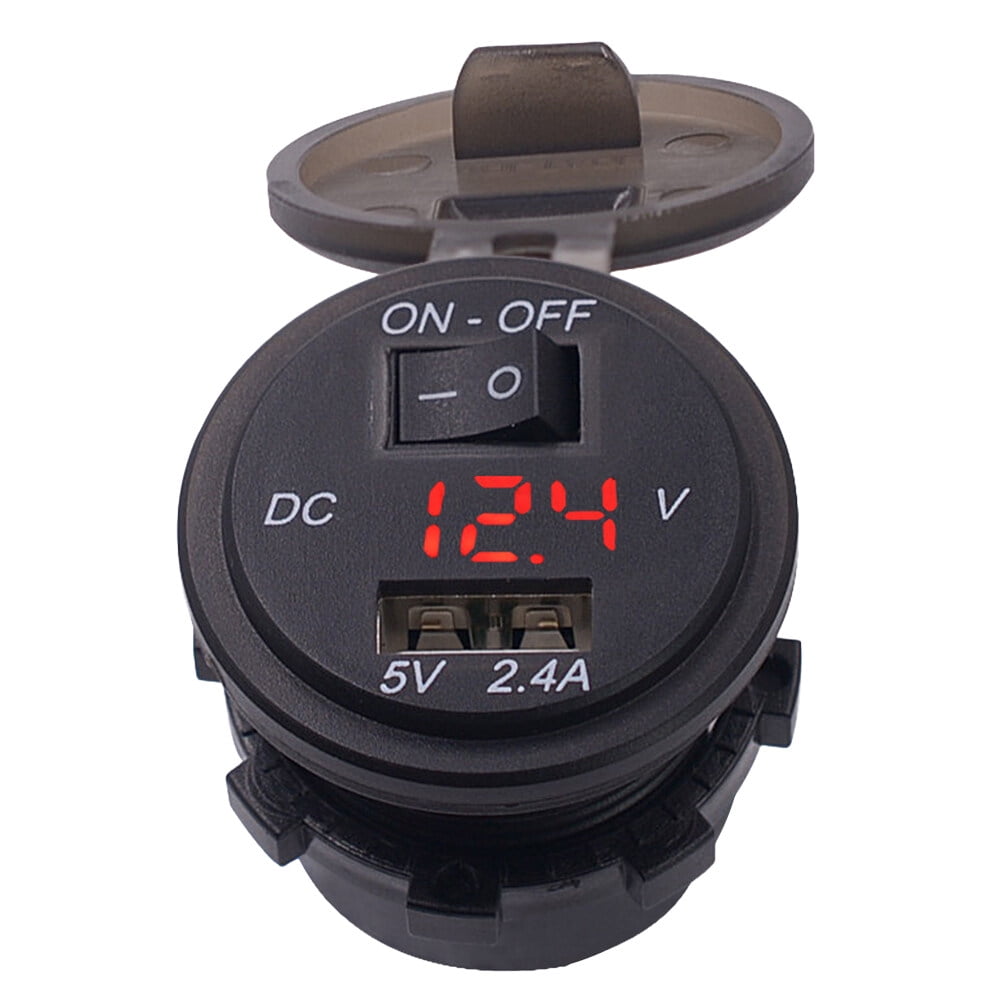 Howish Car USB Phone Charger 5V/2.4A USB Socket Power Adapter Plug ...