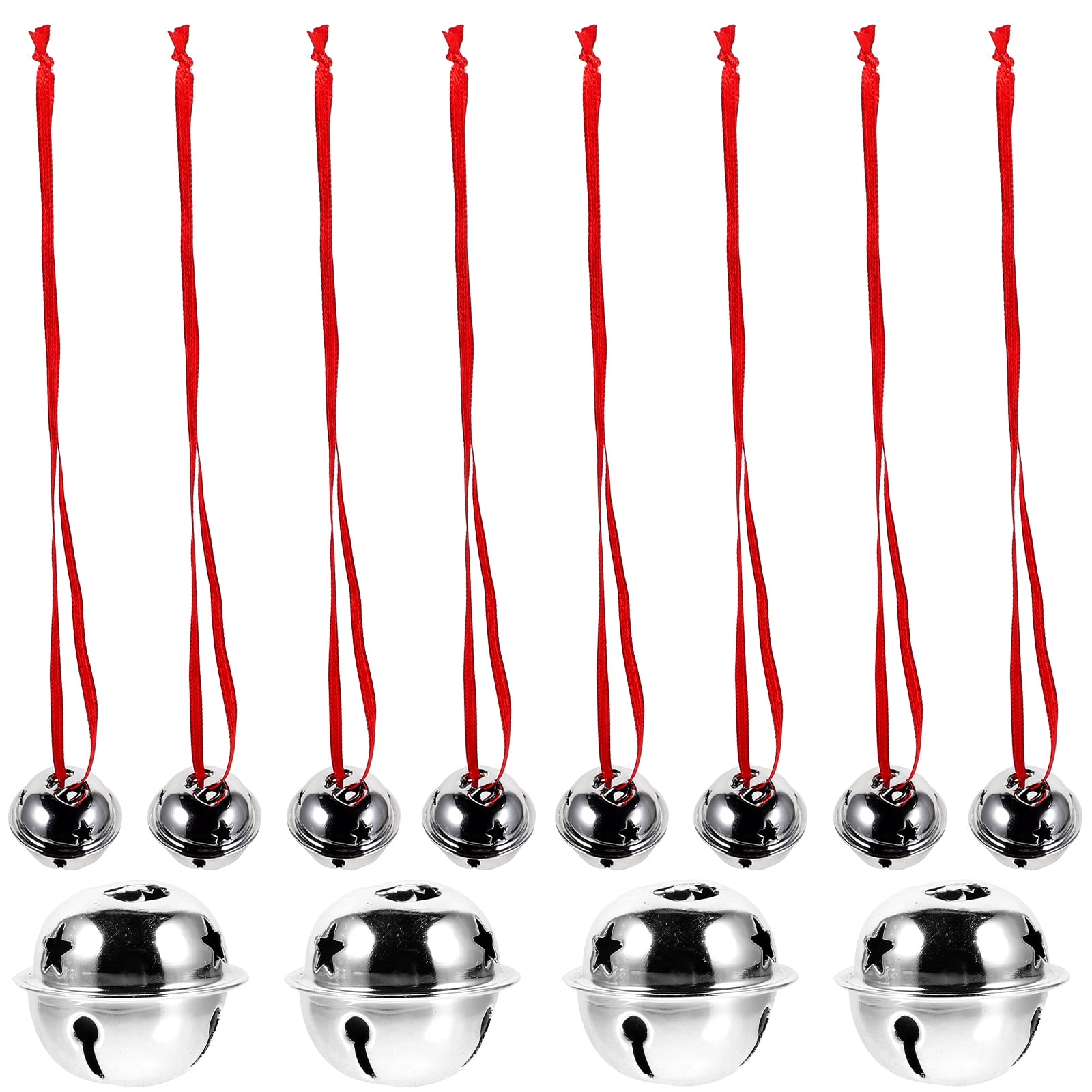 Howish DIY bell 20 Christmas Bells for Wreath, Necklace, Home - 5 Point ...