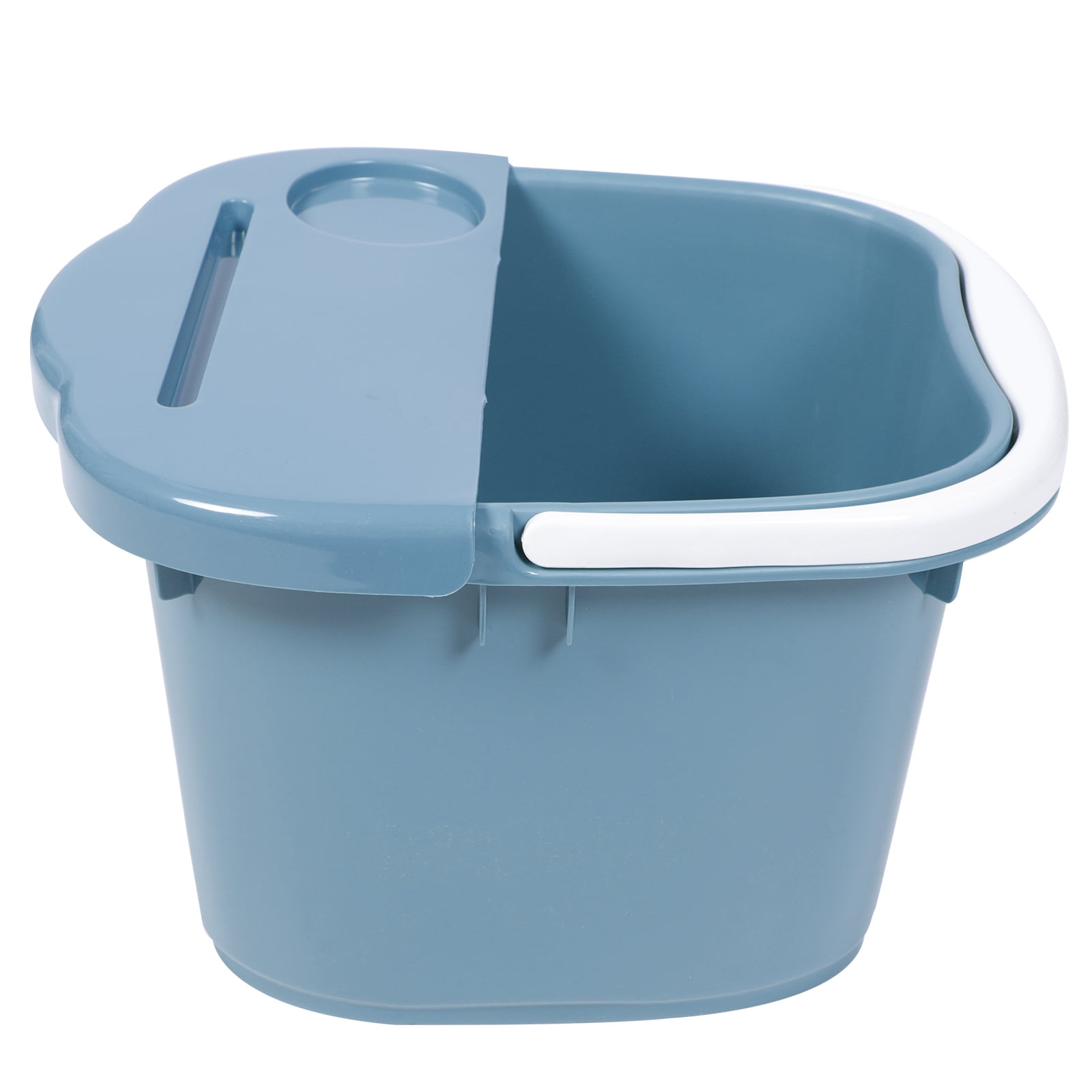 Howish Foot Bath Tub Blue Home Spa Bath Basin with Cover - Thick and ...