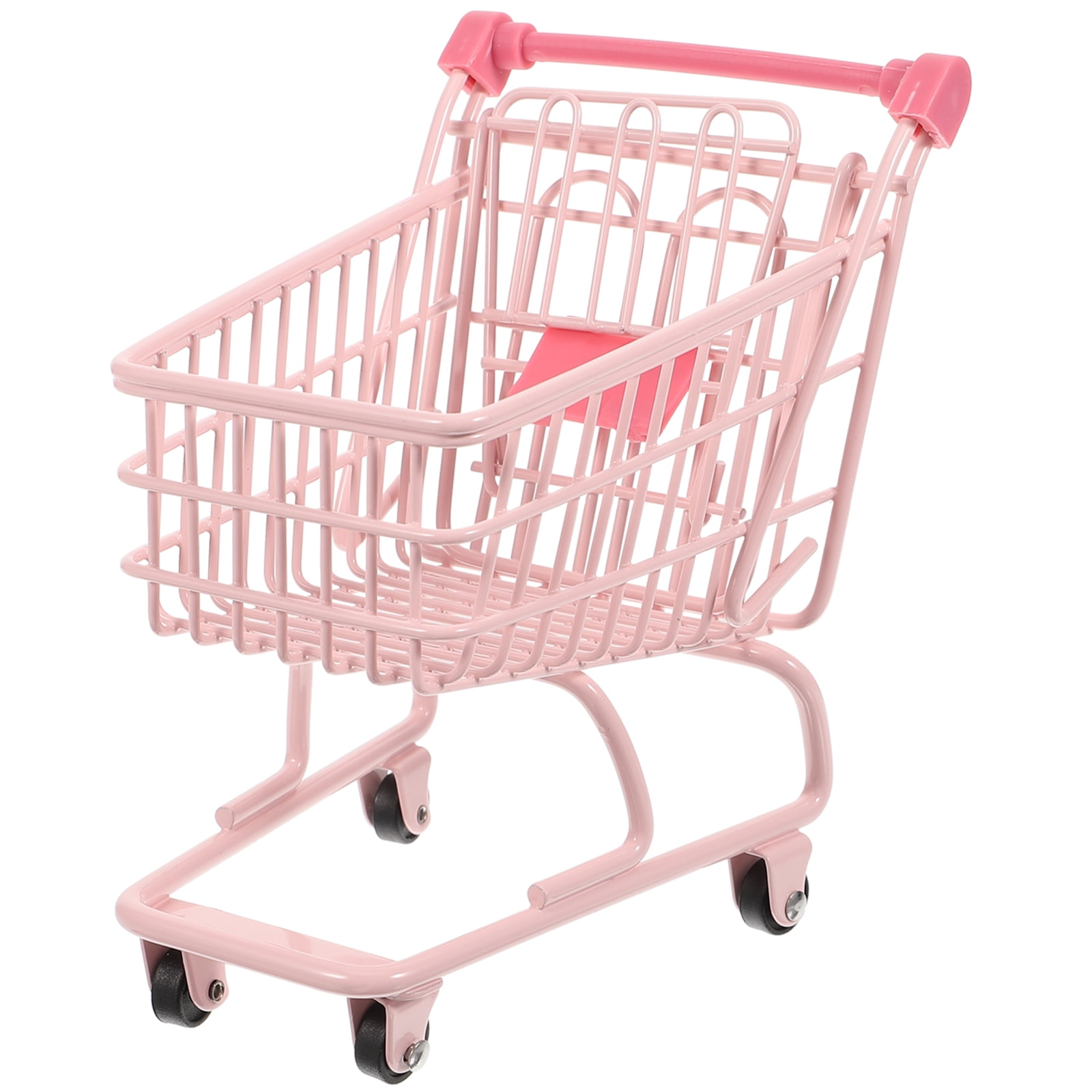 Mini Shopping Cart Storage Small Shopping Cart Photo Prop 2pcs ...
