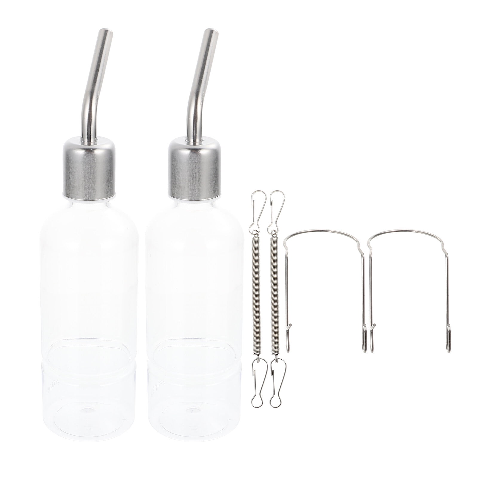 Howish Rabbit Water Bottle 2PCS Hanging Water Bottle for Rabbits, Chinchillas, Guinea Pigs ...