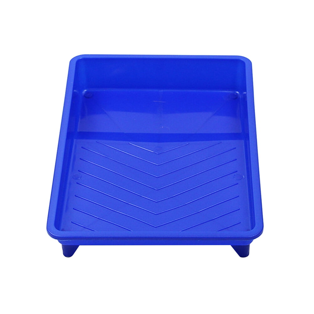 Howish Rollers Tool Tray Blue Plastic Paint Brush & Roller Storage Tray ...