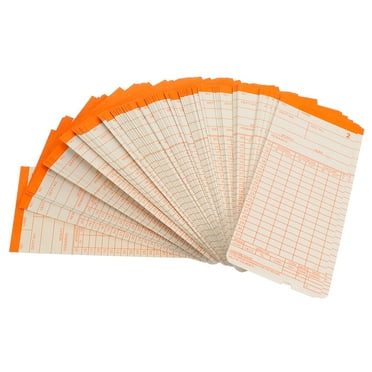 Rediform, Weekly Time Cards, 100 Cards Per Pad, Manila Stock ...