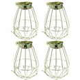 Howish Vintage Light Cage Metal Cage Lamp Shade Industrial Bulb Cage ...