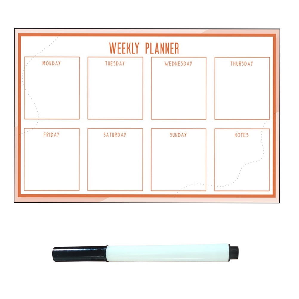 Howish Week Grid Whiteboard Weekly Planner Whiteboard 30x40cm Wall ...