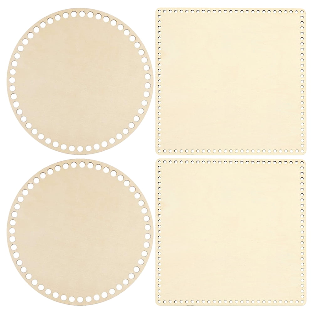 Howish basket weaving base 4 Wooden Basket Bases for DIY Knitting ...