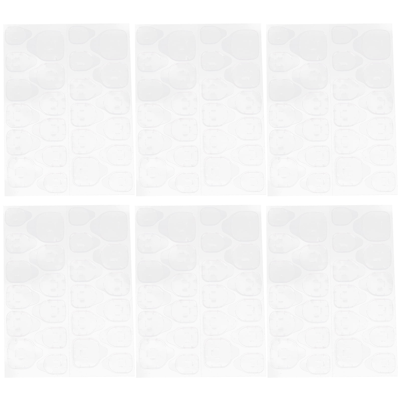 Howish fake toenail 50 Sheets Adhesive Toe Nail Stickers Women Toe Nail ...