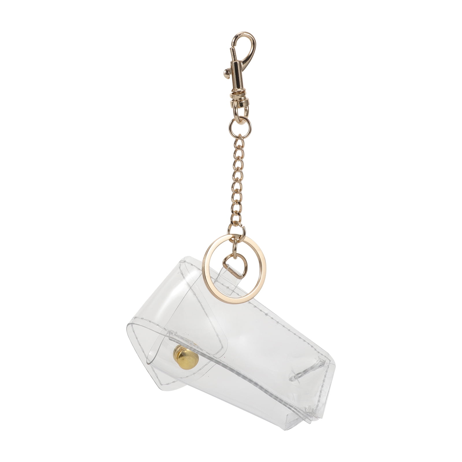 Howish pvc keychain Lipstick Holder Keychain Clear Sleeve Pouch Lip ...