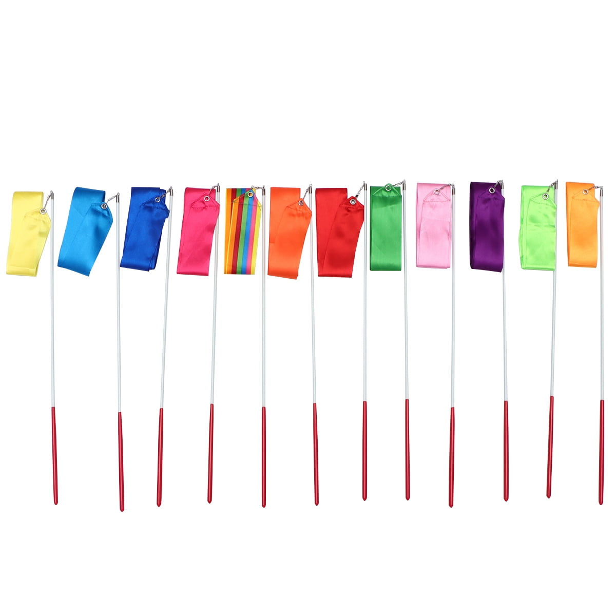 Howish rhythmic ribbon Dance Ribbons 12 Pack 13ft Streamers for Kids ...
