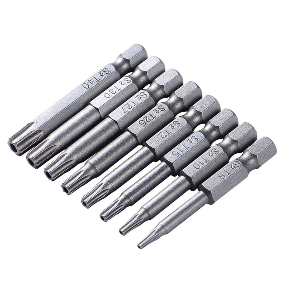 Howish torx set 8 Pcs Torx Head Screw Driver Bit Magnetic Steel Torx ...