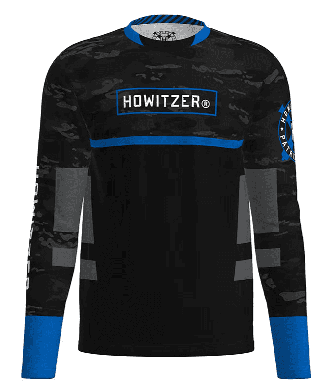 Howitzer Men's Long Sleeve Performance Shirt Patriot - Walmart.com