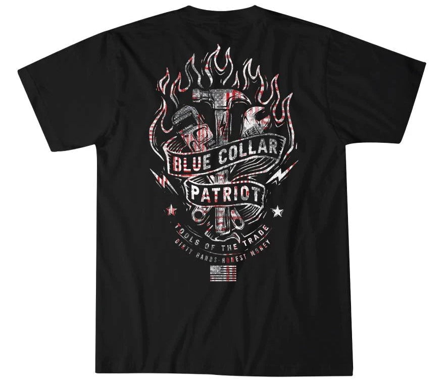 Howitzer Style Men's T-Shirt Blue Collar Tools MFG - Walmart.com