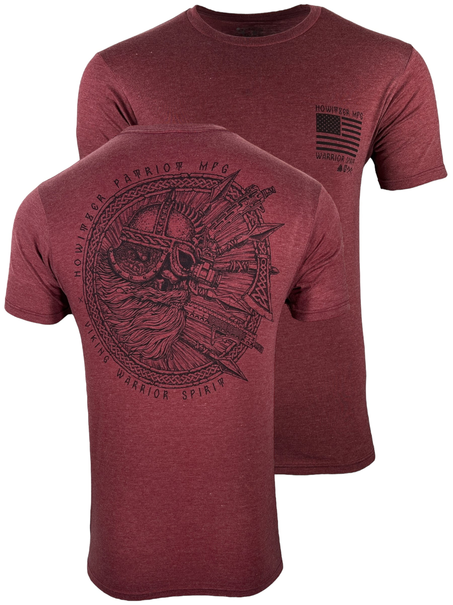 Howitzer Style Men's T-Shirt Howitzer Viking Military Grunt MFG ...