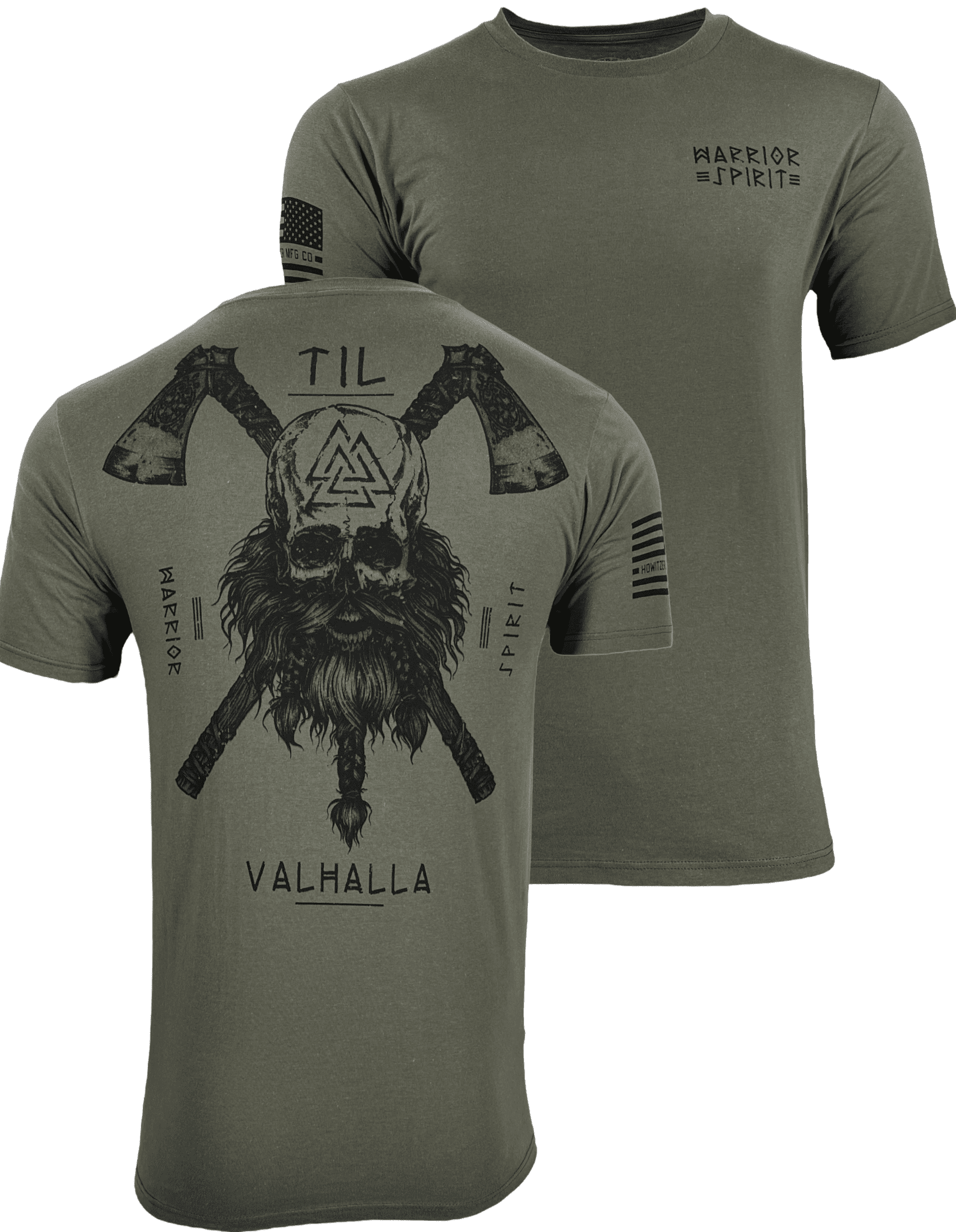 Howitzer Style Men's T-Shirt Valhalla Spirit Military Grunt MFG S-5XL ...