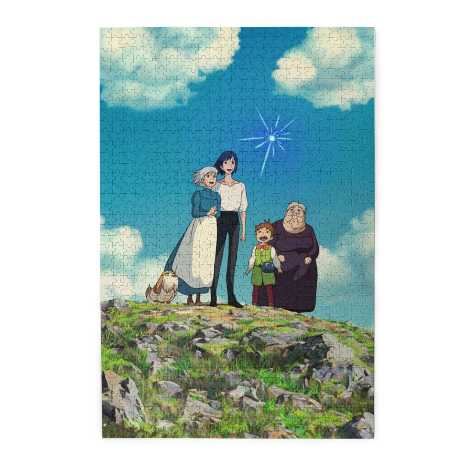 Howl'S Moving Castle 1000 Pieces Wooden Puzzle Jigsaw Puzzles For ...