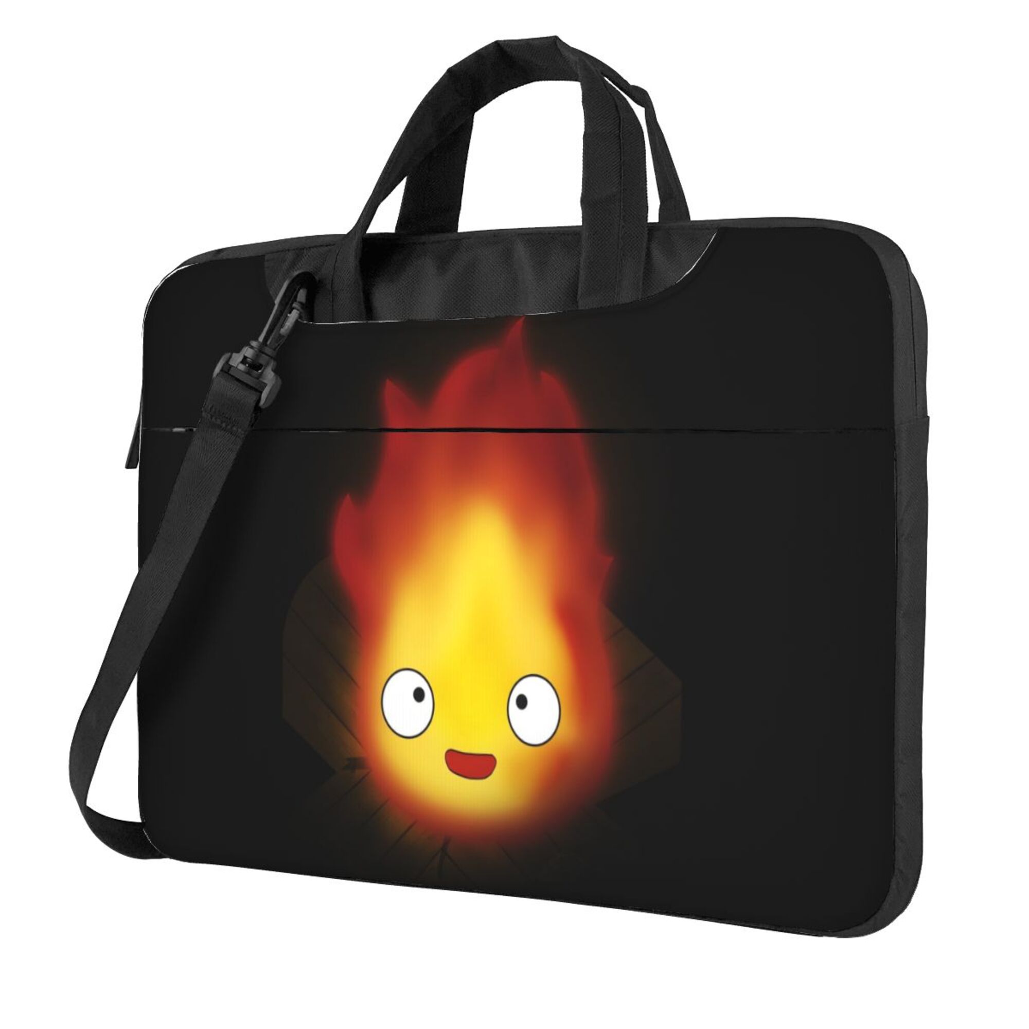 Howl'S Moving Castle Calcifer Laptop Bag Laptop Case Computer Notebook ...