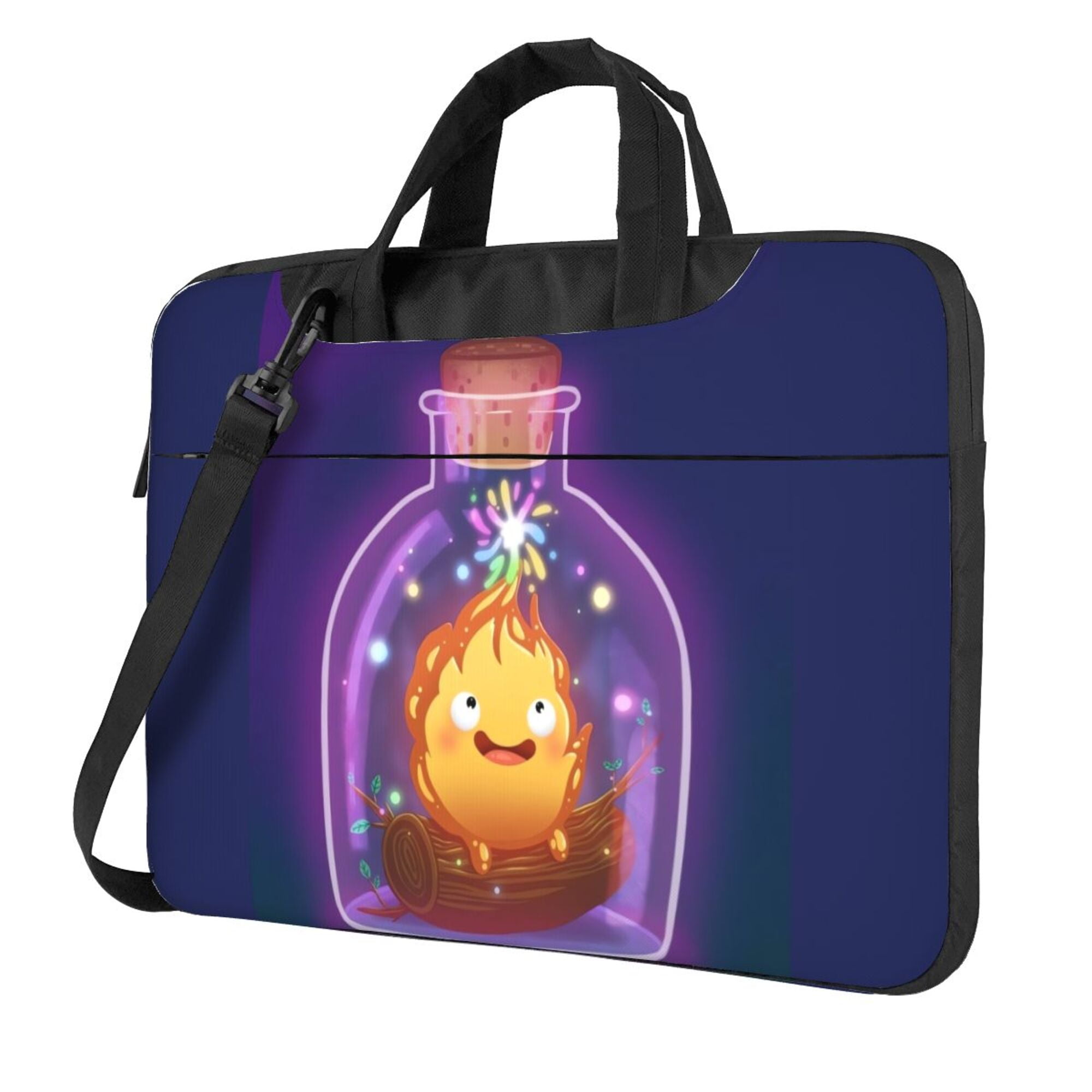 Howl'S Moving Castle Calcifer Laptop Bag Laptop Case Computer Notebook ...