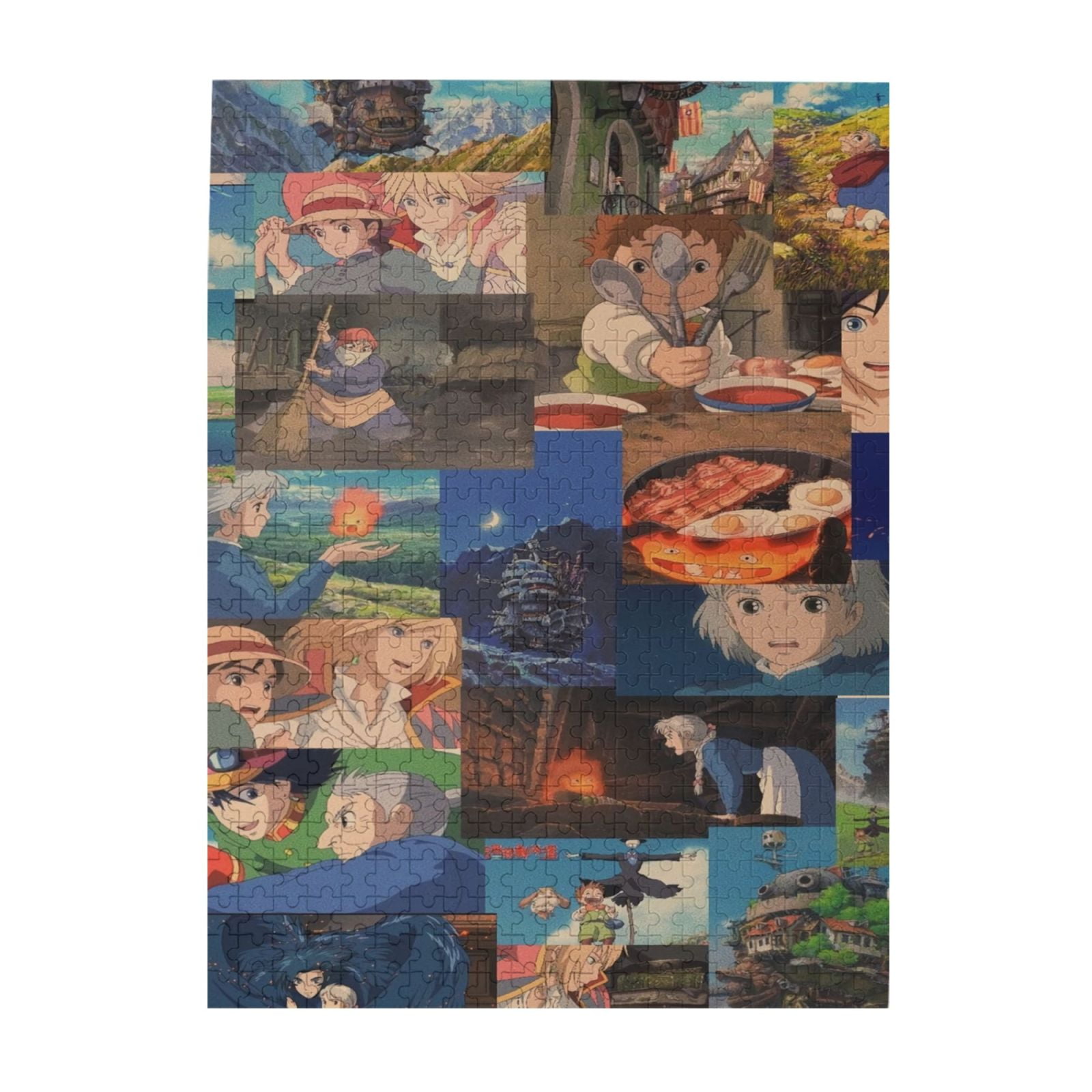 Howl'S Moving Castle Jigsaw Puzzles 300 500 1000 Piece Colorful ...