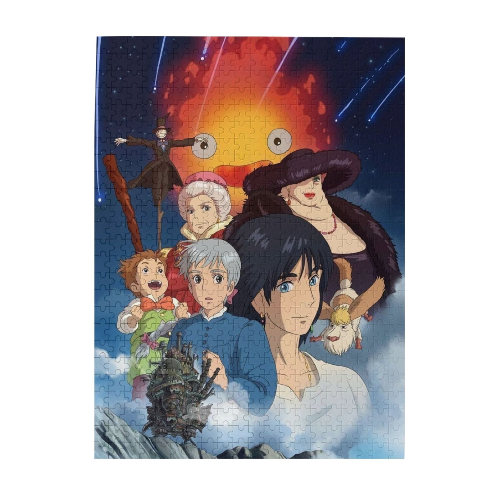 Howl'S Moving Castle Jigsaw Puzzles 300 500 1000 Piece Colorful ...