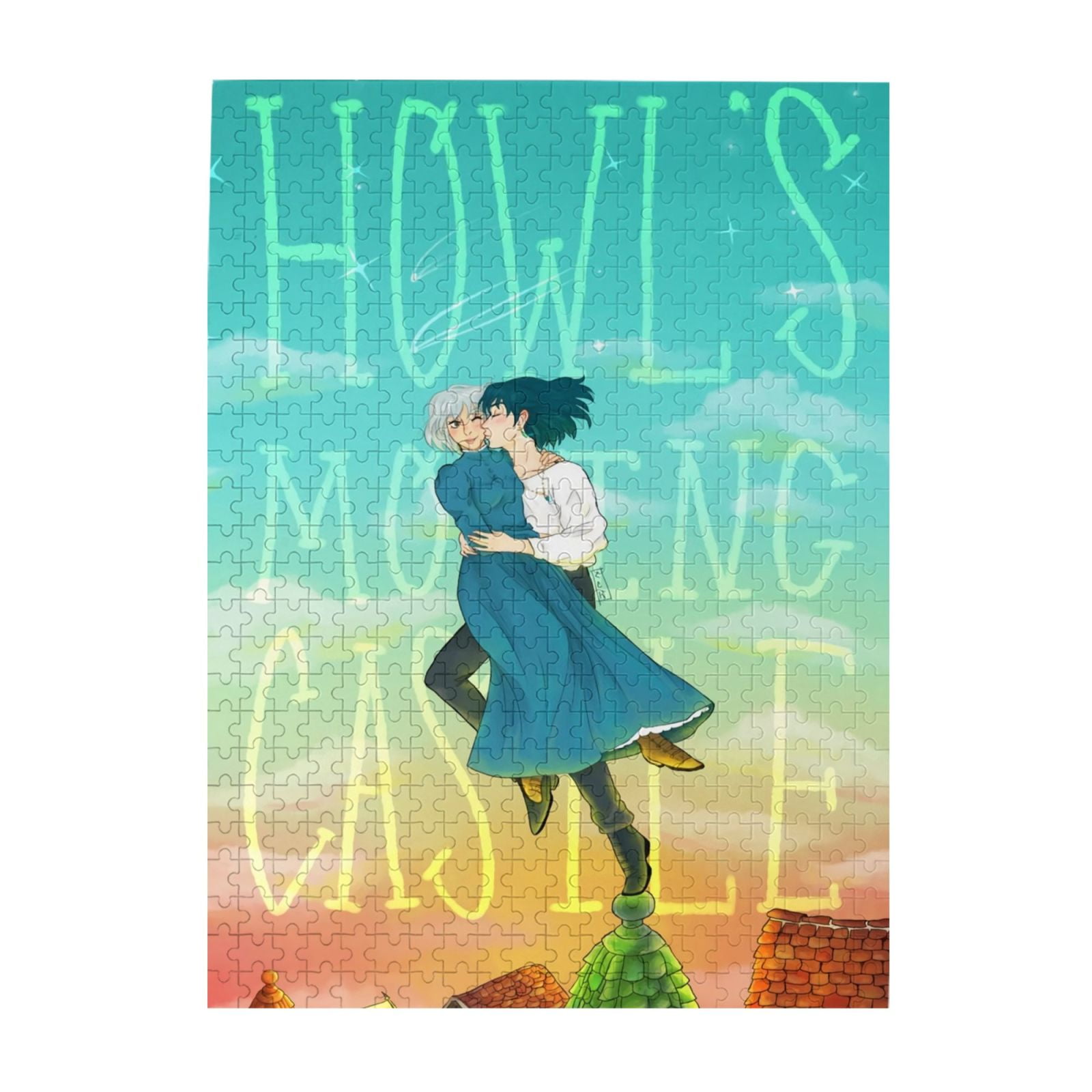 Howl'S Moving Castle Jigsaw Puzzles 300 500 1000 Piece Colorful ...