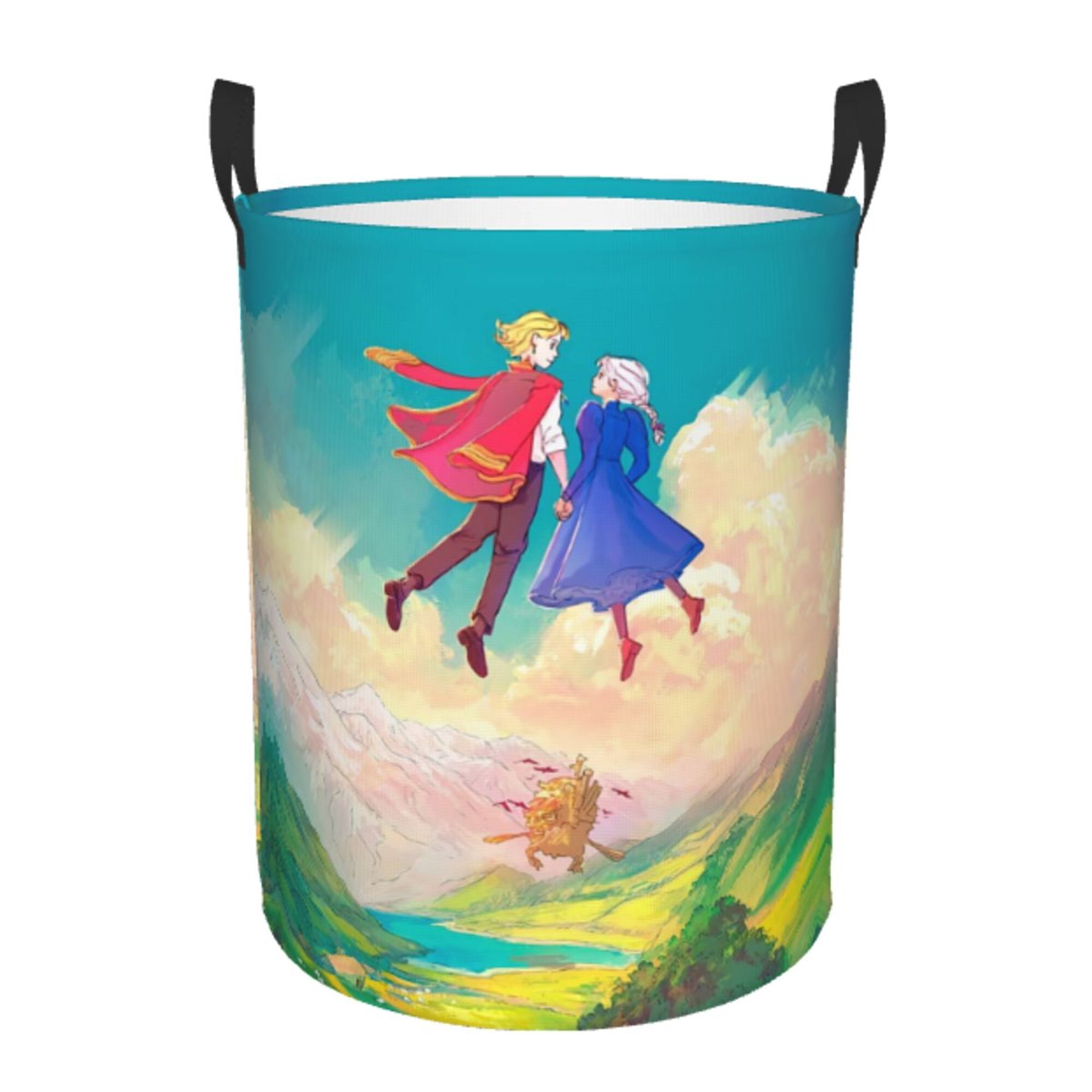 Howl'S Moving Castle Laundry Hamper With Handle Funny Waterproof ...