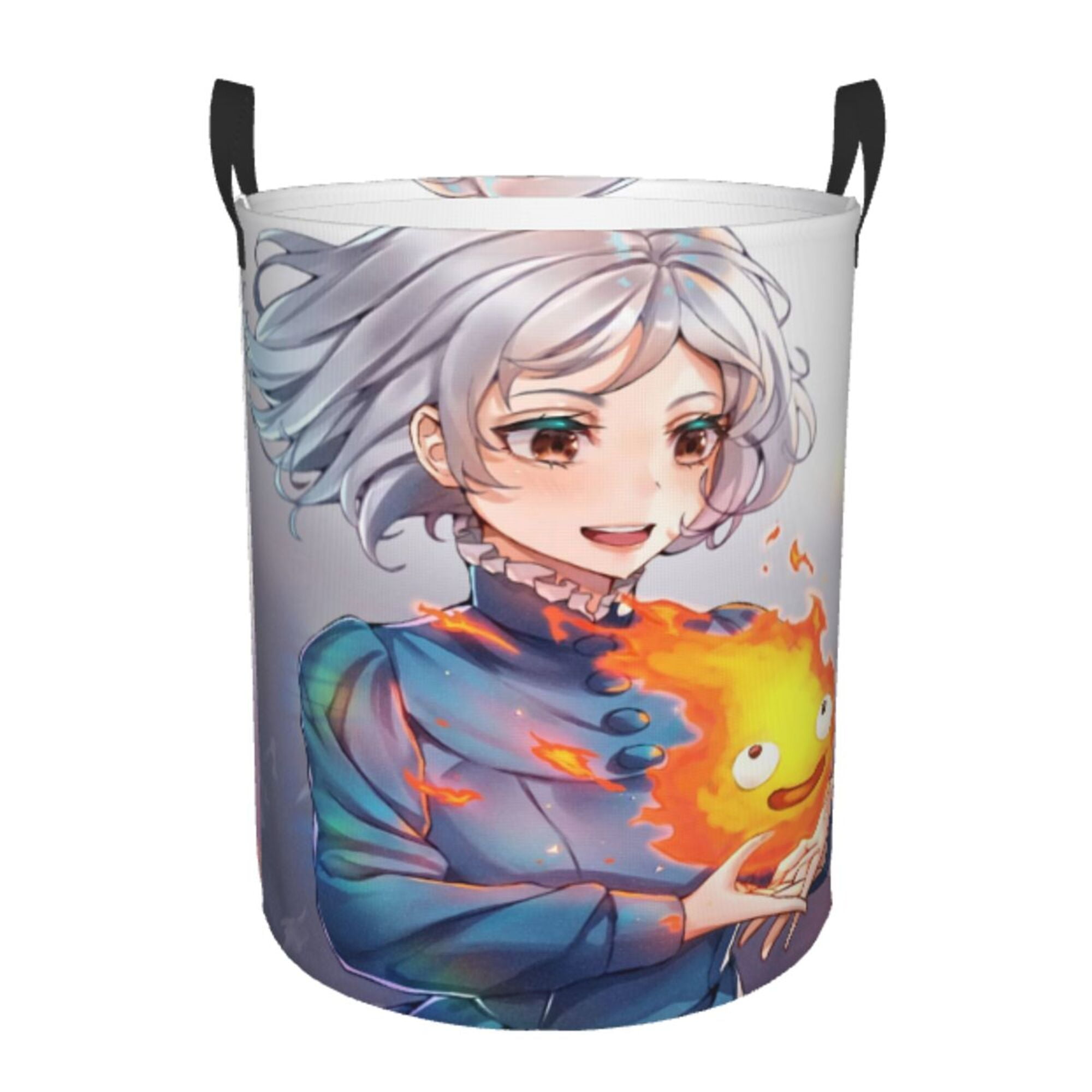 Howl'S Moving Castle Laundry Hamper With Handle Funny Waterproof ...