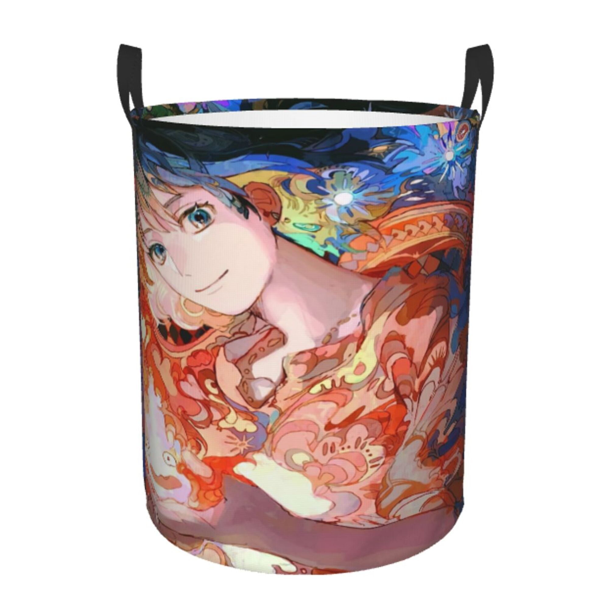 Howl'S Moving Castle Laundry Hamper With Handle Funny Waterproof ...